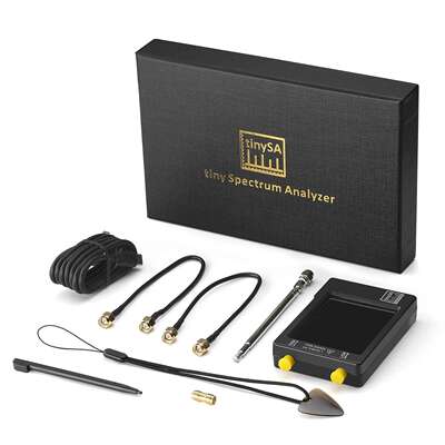 2.8寸手持频谱分析仪持PC连接 100kHz-350MHz tinySA信号发生器