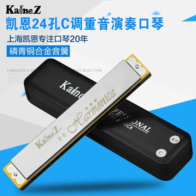 上海凯恩K2402重音口琴初学者成人演奏重音口琴