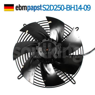 原装德国ebmpapst S2D250-BH14-09 400V 0.22A 140W 外转子风机