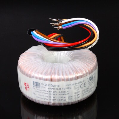 120W 双9V12V 15V 18V 24V 德国进口 Block 环形变压器 环牛120VA