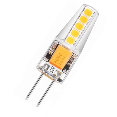 中性自然白4000K微黄G4插针12V替换卤素灯LED灯泡2瓦室内水晶吊灯