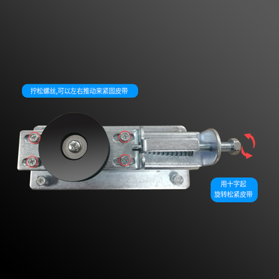 自动门尾b轮电动门平开从动轮自动门后尾轮感应移门自动门皮带配