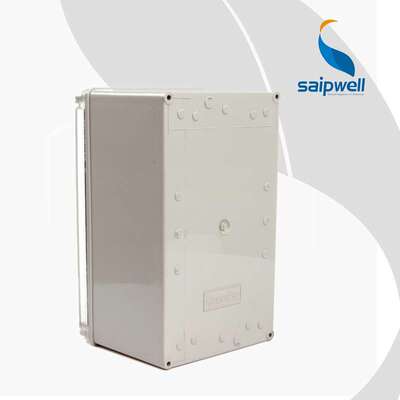 【斯普威尔供应150x250x130ABS防水透明盒 电缆透明盒中继中转盒