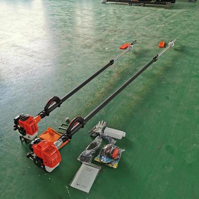 市政园林高枝树木树篱修枝伸缩高枝锯两冲程高枝油锯伸缩棕榈修剪