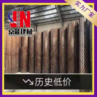 WO定制圆柱模板圆形弧形检查井模具建筑木质圆模板工地桥梁柱木模