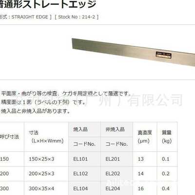 OBISHIKEIKI斜角直尺EL206 EL207 EL208 EL209 EL210 EL211直尺OK