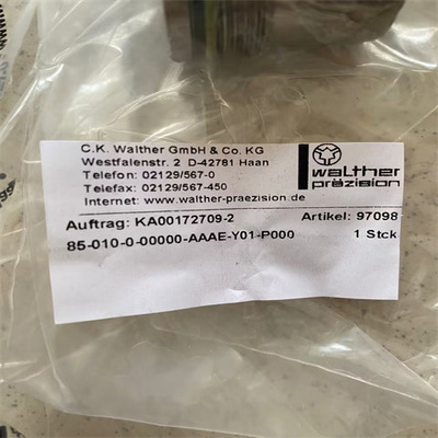 德国WALTHER瓦尔特快速接头85-010-0-00000-AAAE-Y01-P000议价
