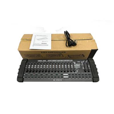 DMX控制台舞台灯光控制器摇头灯光束灯控台384A控台384B控台