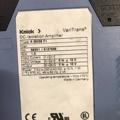 议价KckA26038F1科伲可VariTrans控制适用