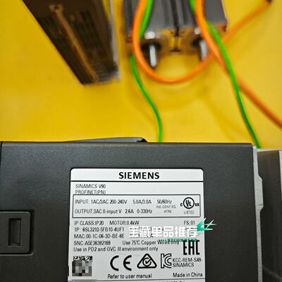 议价V90 Pn 400W MultiTurn Absolute Servo Set适用