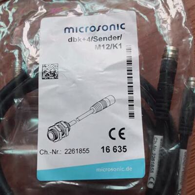 议价microsonic超音波感测器dbk4/Sender/M12/K1全新原装正品现货