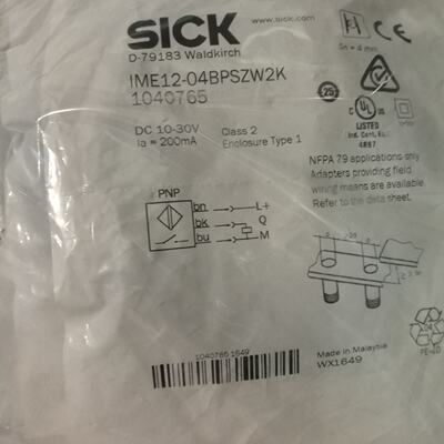 议价全新原装SICK接近开关感测器 IME12-04BPSZW2K 1040765正品现