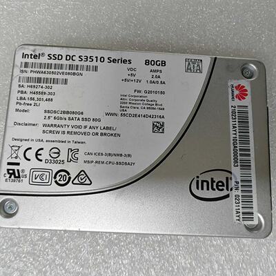 Intel SSD DC S3510 80G 2.5 SAT议价