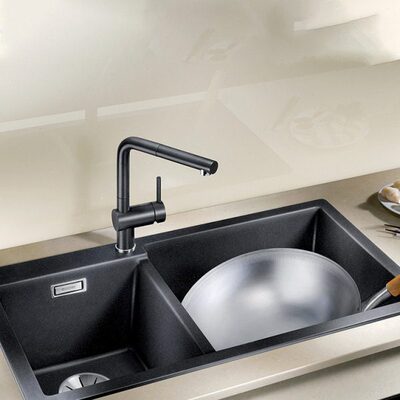 洗菜盆9浪Blanco石英石水槽E高德国L230P原装进口ON花岗岩铂755