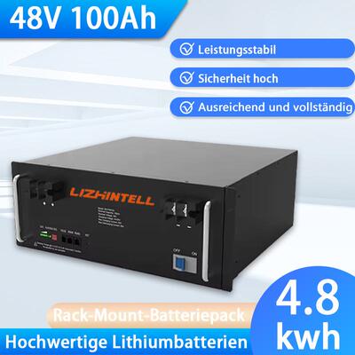 LiFePO4 Rack-Batterie 48V 100Ah 4,8 kWh für den Haushalt