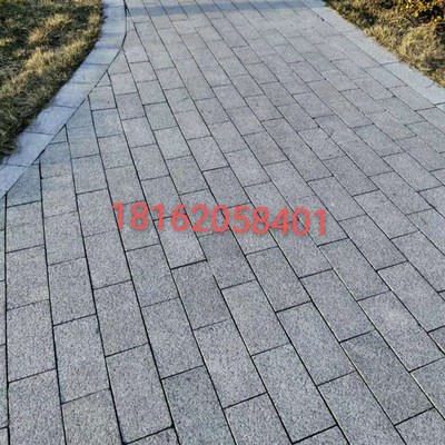 天然青石板材荔枝面人行道庭院防滑地砖汀步踏步广场园林古建公园