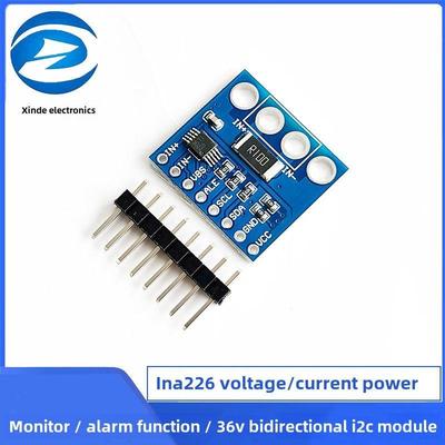 Ina226电压/电流电源/监控/告警功能/36V双向I2C模块