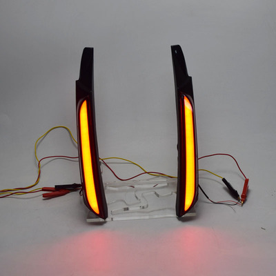 适用于丰田奔跑者15-17穿越者后杠灯尾灯立柱灯 Fortuner专用导光