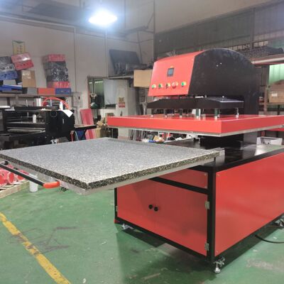 源头产地气动大尺寸烫画机 双工位带抽拉热压升华机heatpress