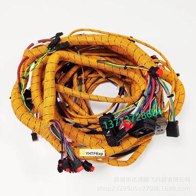 卡特345D外线束442-8369保险丝盒总成319-0873发动机线电源线束