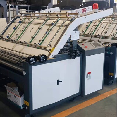 半自动裱纸机覆面机印后加工贴合彩面 Semi-automatic laminating