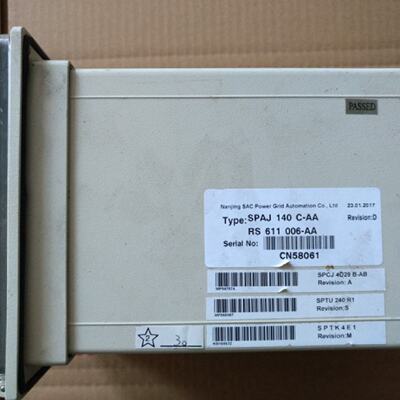 议价ABB综合保护继电器SPAJ140C SPAJ-140C AA 原装正品 品质保证