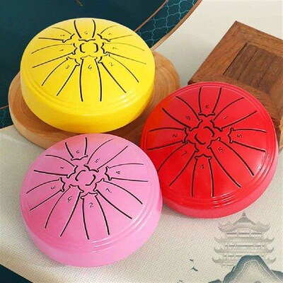 Compact 4 Inch 8 Note Steel Tongue Drum Percussion
