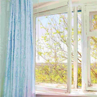 Drawstrings Curtain Wood Pendant Window Blind Hanging Ball