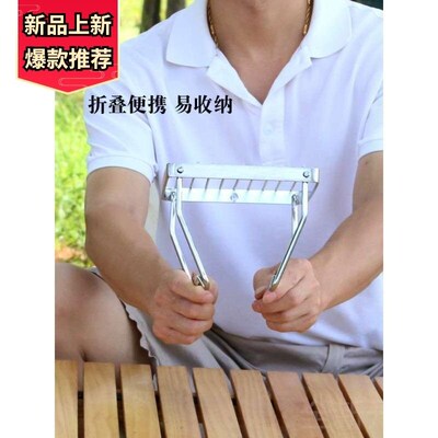 Outdoor Stove Bracket Stainless Steel Folding Portable Barbe