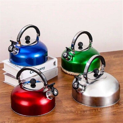 3L Stainless Steel Whistling Tea Kettle Water Boiler