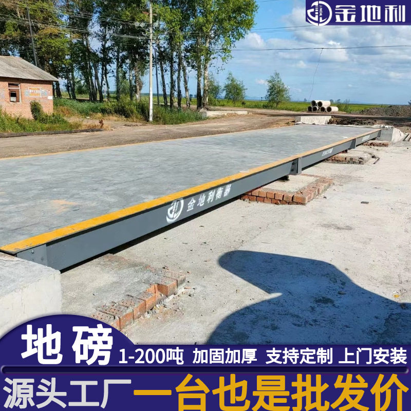 地磅100吨200吨高精度汽车衡地磅秤60吨80吨大型电子工业称重衡器