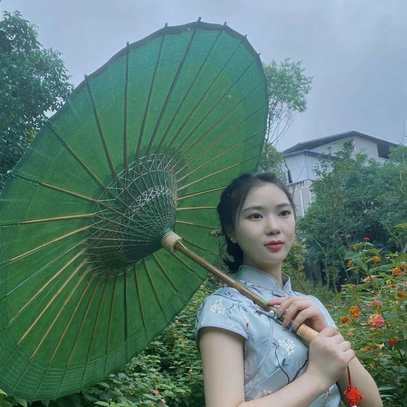 油州传统非遗工艺泸纸伞桐油服雨实用手工摄影跳舞汉防拍照伞