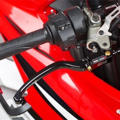 MOOO AI杜Paig4竞技改H装离合刹车拉杆牛角手柄