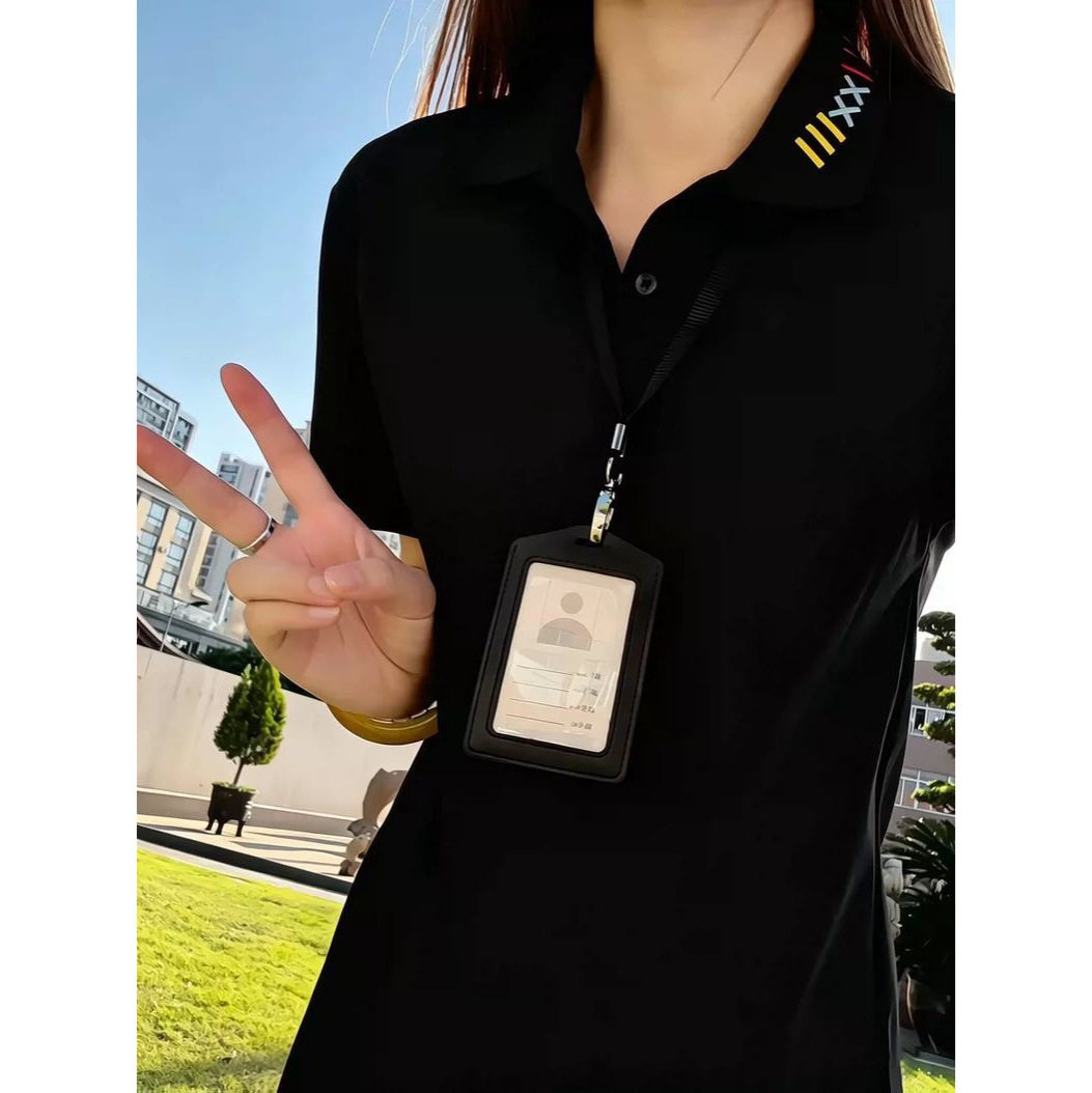 美式刺绣polo衫短袖男女夏季cleanfit重磅正肩t恤痞帅高级感半袖