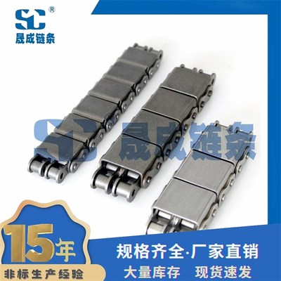 SS08-2 不锈钢盖板链条 不锈钢型盖板链 塑胶盖V板链条 链条厂