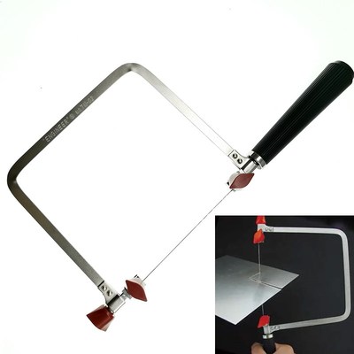 日本工程师ENGINEER 竹木塑料金工手工DIY拉花锯 U型锯钢丝曲线锯