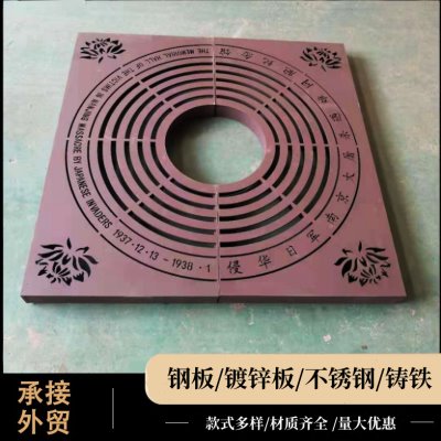 厂家供应球墨铸铁树篦子不锈钢圆形树池盖板护树板树围子