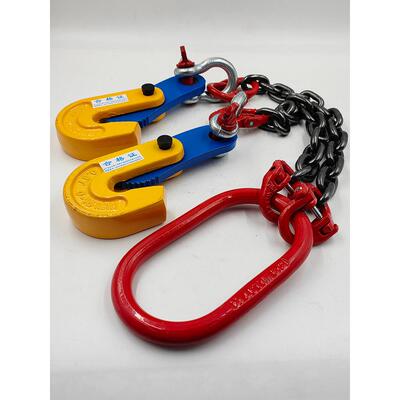 钢板起重钳组合钢板起重工具l型模具锻造起重钳四炼起重钳Dsl水平