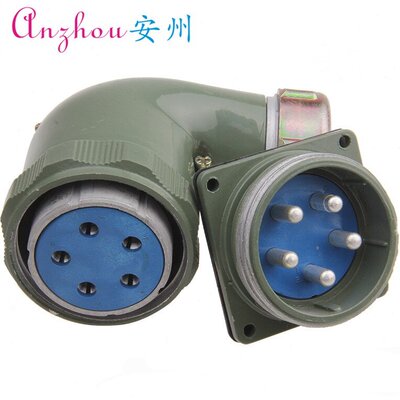 YD48 5芯 100A 航空插头 防水连接器 YD48J5TR YD48J5TS YD48K5Z