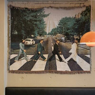 The Beatles披头士乐队怀旧复古挂毯客厅装饰墙饰卧室送无痕钉