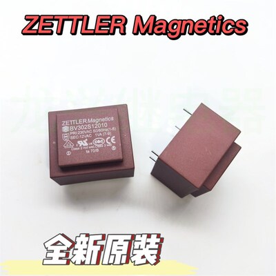 ZETTLER/赛特勒 BV302S12010 变压器 230VAC转12VAC 1VA 全新原装