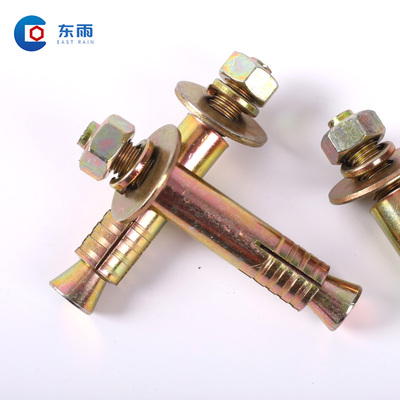 彩锌电梯膨胀螺丝 镀锌厚壁厚皮膨胀螺栓螺丝钉膨胀国标管121416M