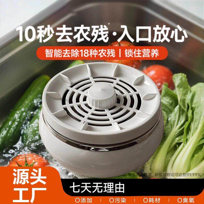 果蔬清洗机水果蔬菜清洗机果蔬食材净化洗菜器消毒去除农残留家园