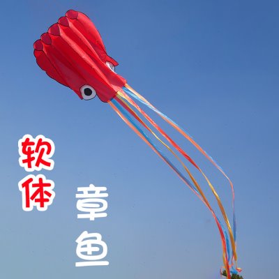 风筝大人专用网红巨型3D软体风筝潍坊2022年新款软体无骨章鱼大型