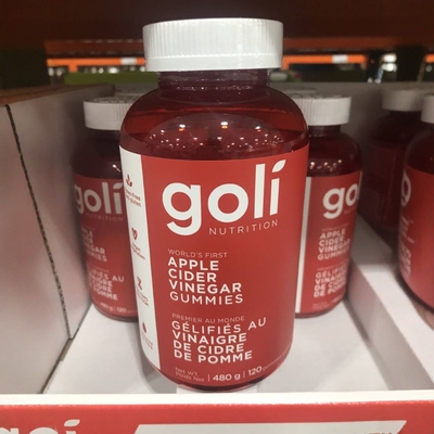 加拿大直邮 Goli 苹果醋软糖高活性苹果醋轻盈体态120粒