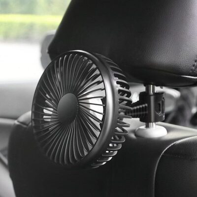 高品质车载电风扇USB轿车suv大货车24v伏12v小面包车汽车通用强力