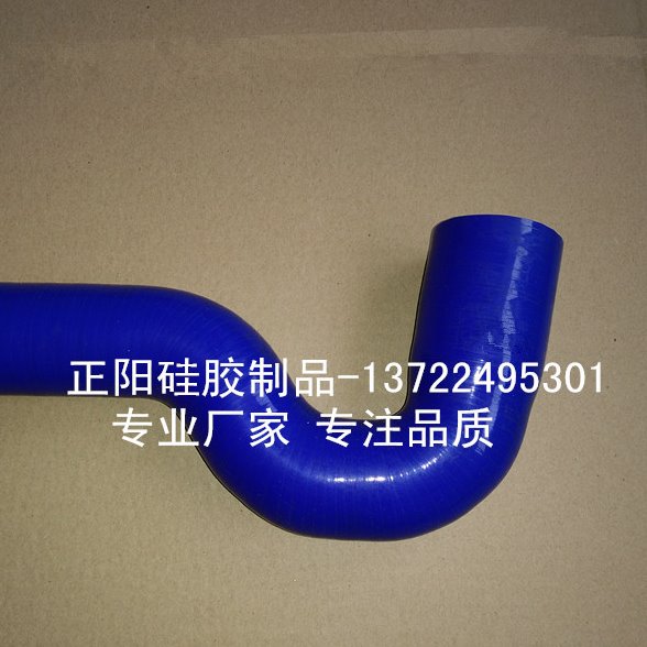 东风140 玉柴四缸发动机上水管 耐高温水管硅胶管玉柴加强进出管