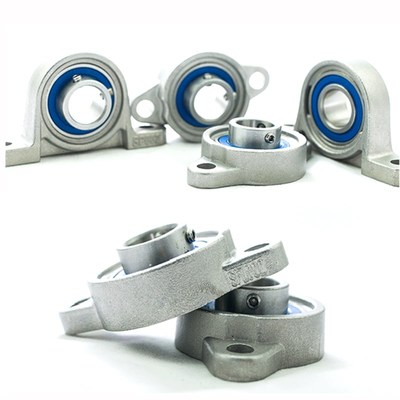 不锈钢小型带座轴承立式SKP00座外球面万向轴承座支架卧式KFL000