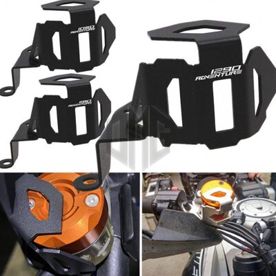 适用KTM 1290R/S 1050 1190 ADV改装铝合金前刹车油杯油壶保护罩
