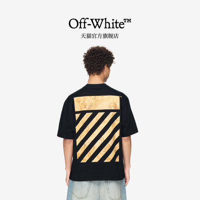 OFF-WHITE™双箭头装饰短袖T恤